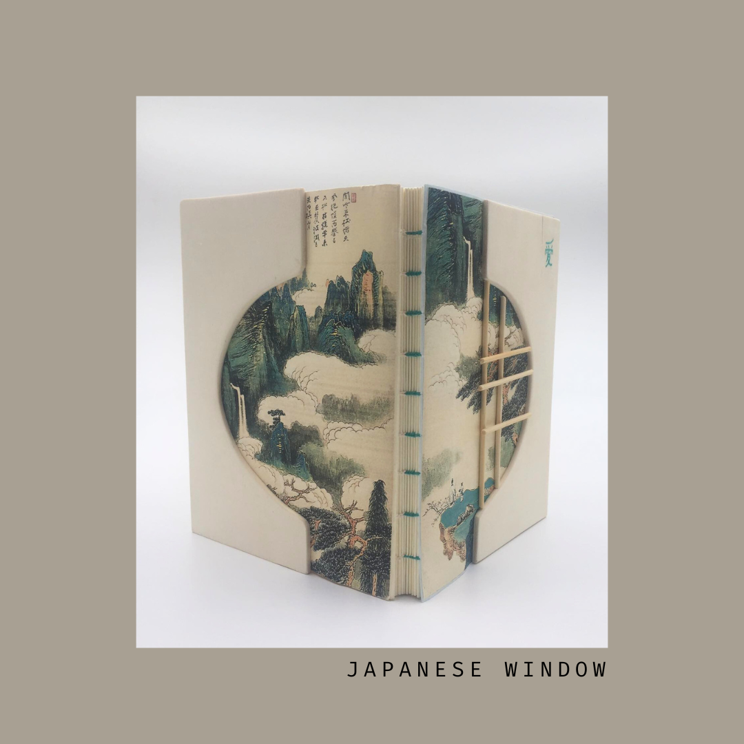 Japanese Window - Bloom.net.gr - Handmade Uniquely Designed Notebooks ...