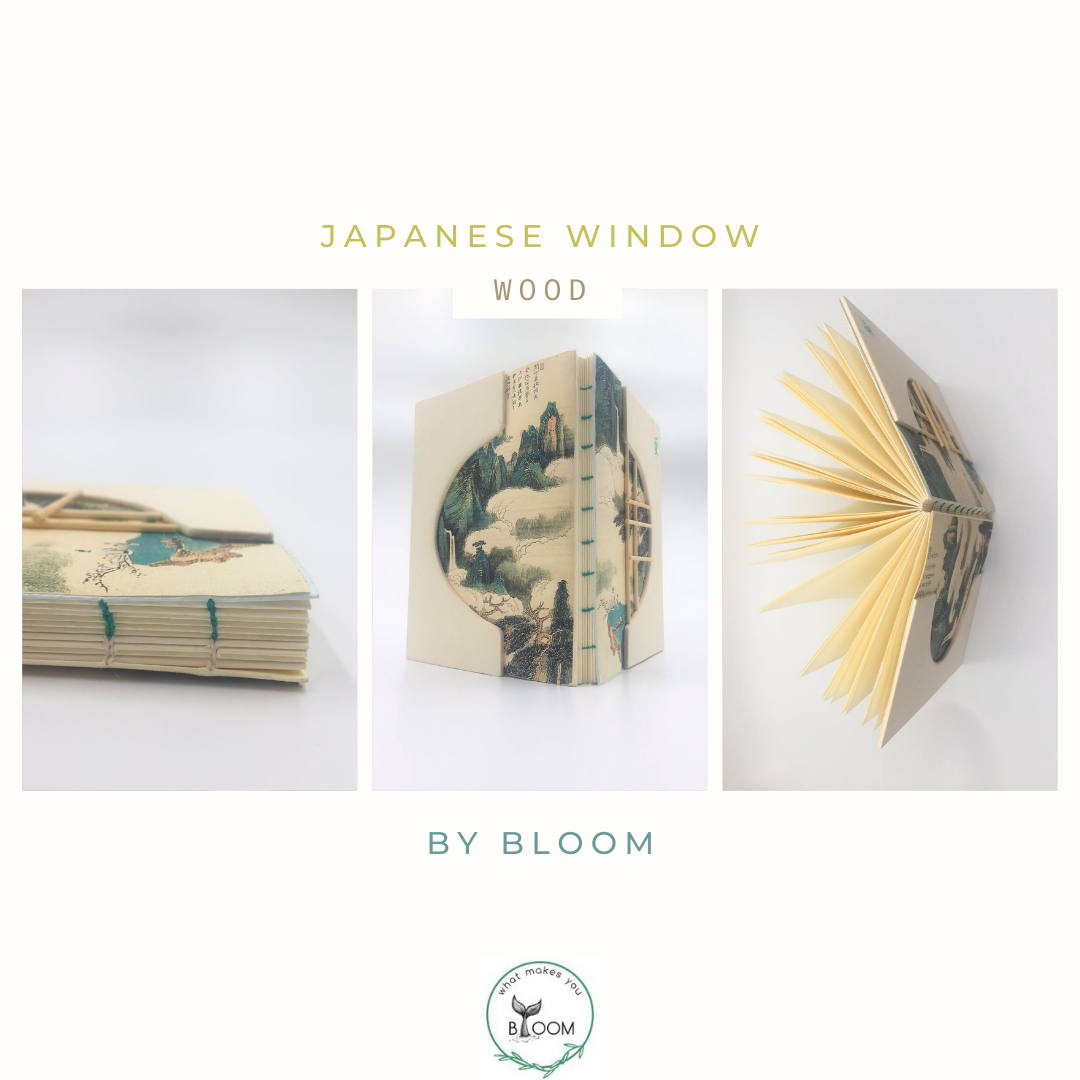 Japanese Window - Bloom.net.gr - Handmade Uniquely Designed Notebooks ...